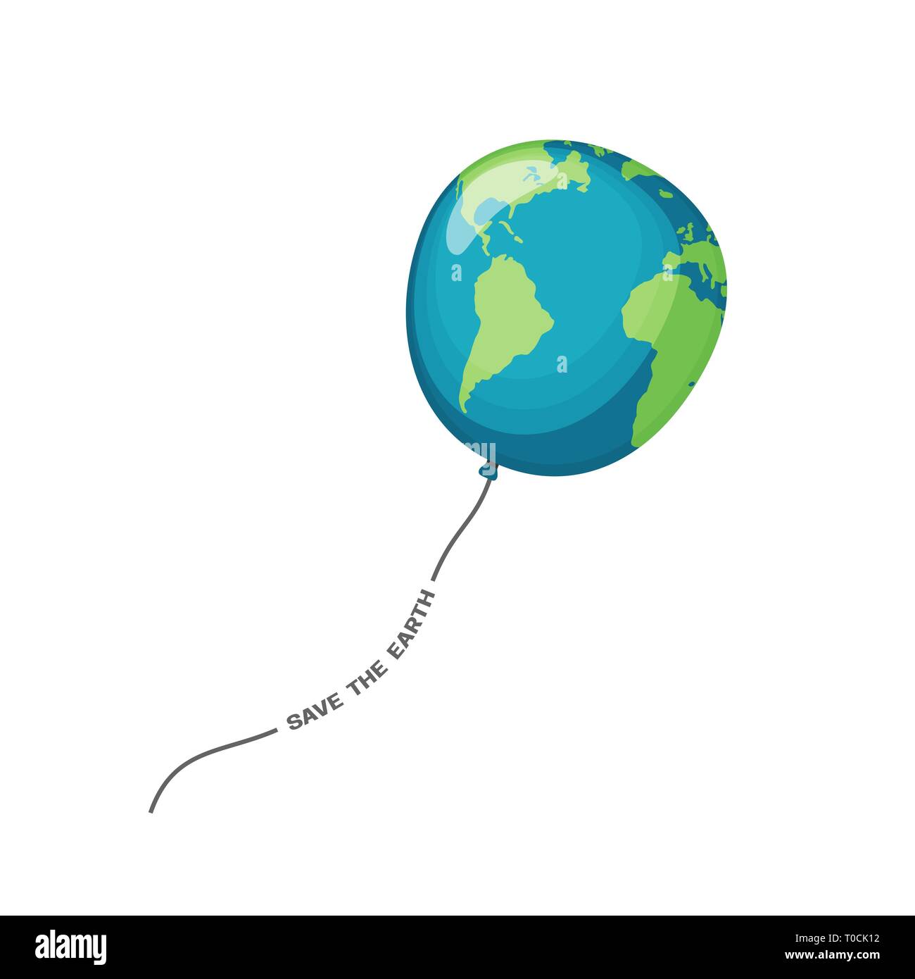 Planet earth balloon Stock Vector Image & Art - Alamy