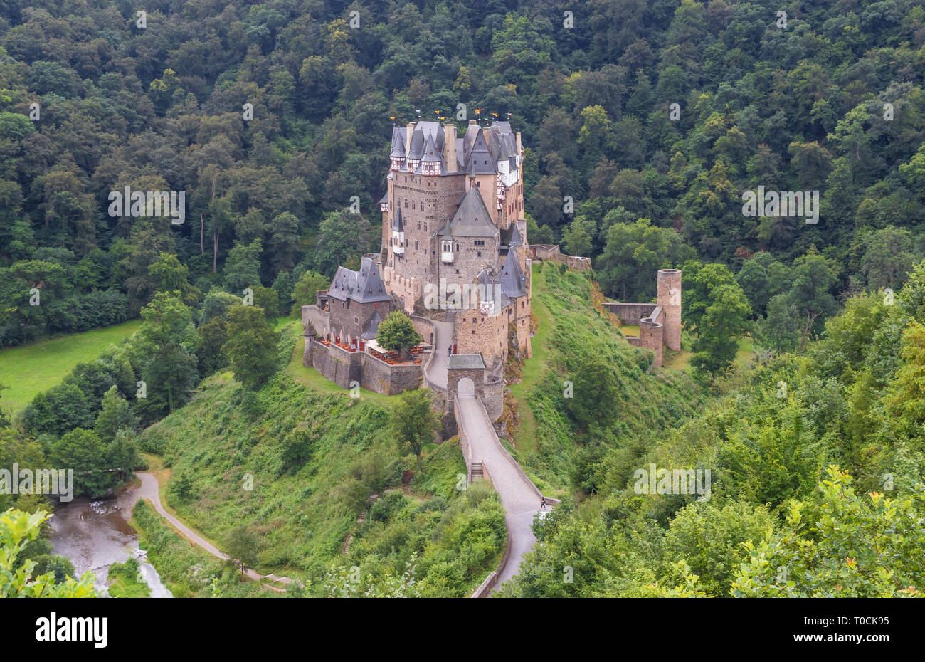 Wierschem, Germany - nestled in the hills above the Moselle River, the ...