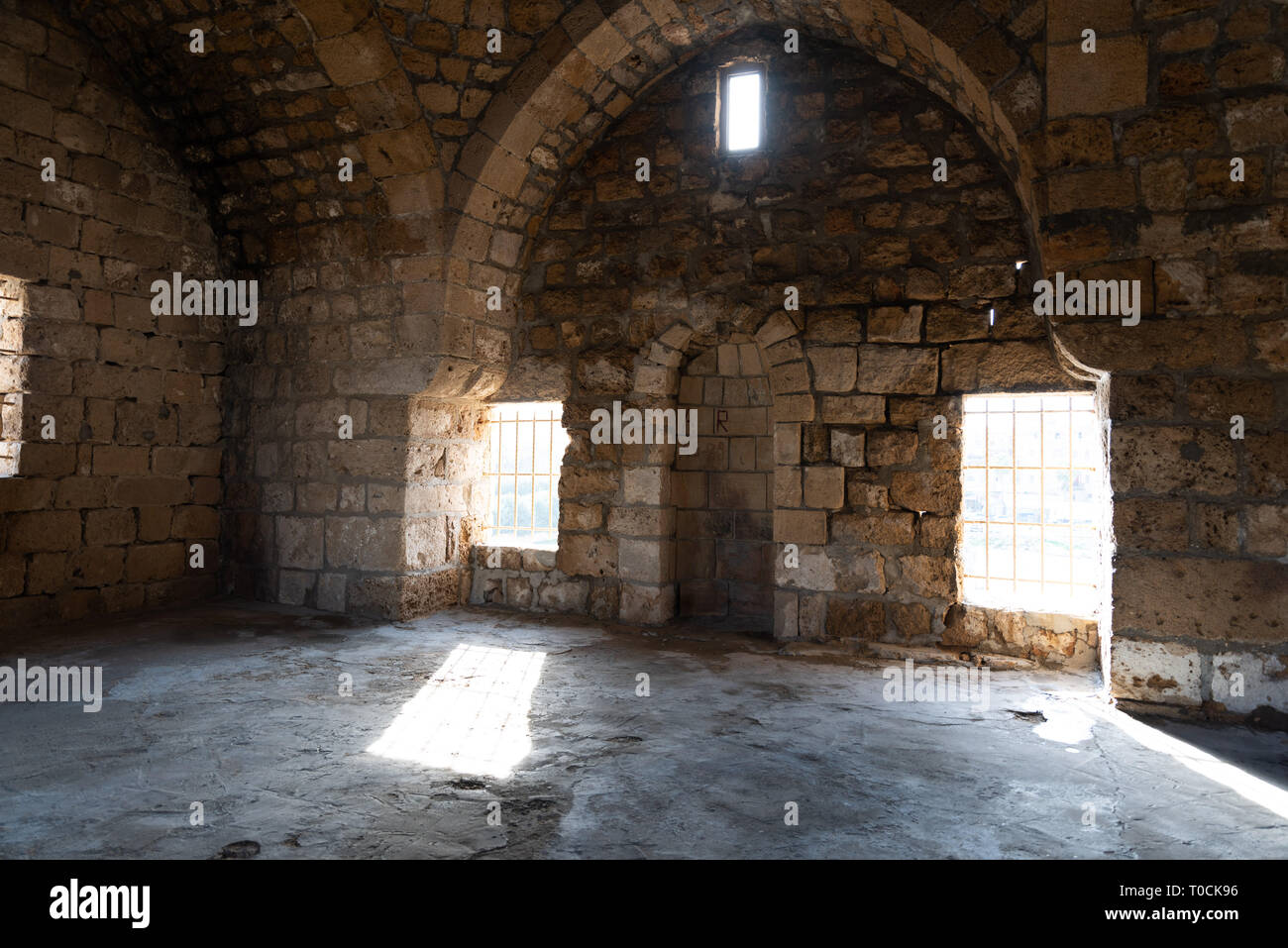 Saida (Sidon) Crusader Sea Castle is a medieval fortress build during ...