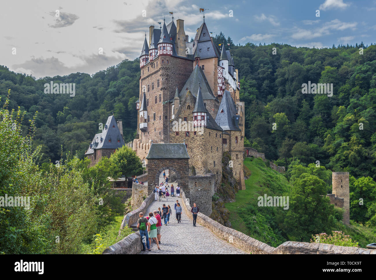 Wierschem, Germany - nestled in the hills above the Moselle River, the ...