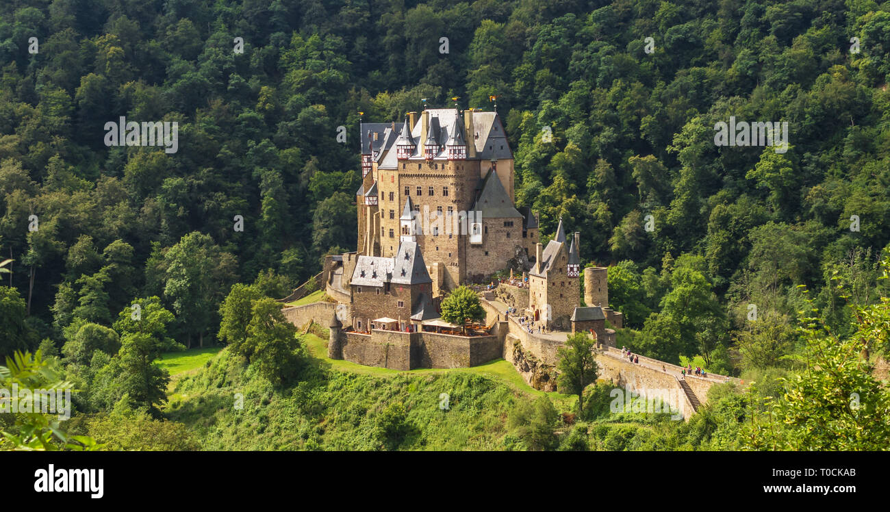 Wierschem, Germany - nestled in the hills above the Moselle River, the ...