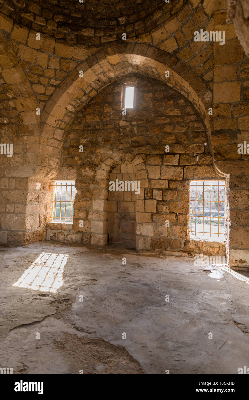 Saida (Sidon) Crusader Sea Castle is a medieval fortress build during ...