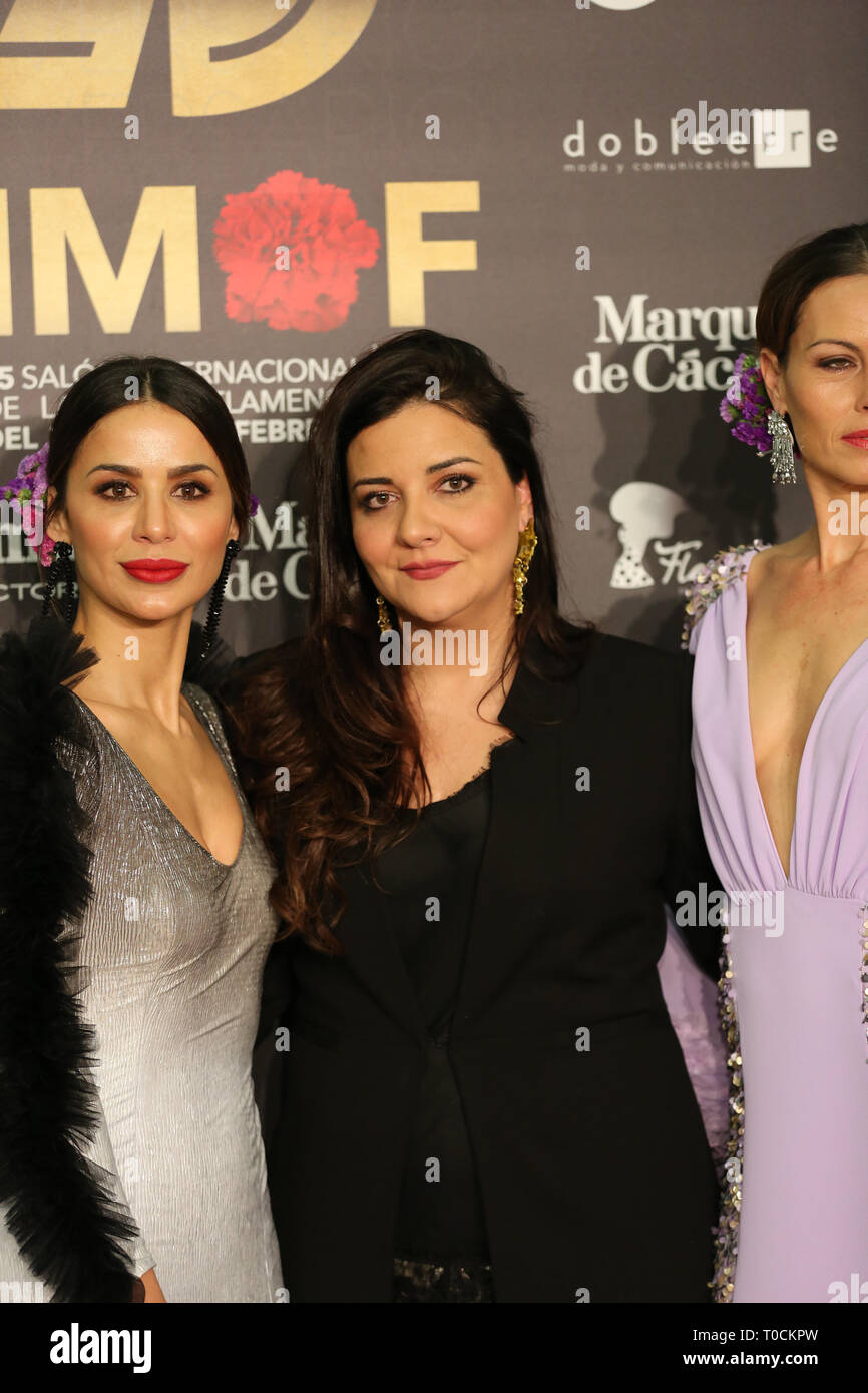 Designer Consolacion Ayala and models backstage Stock Photo - Alamy