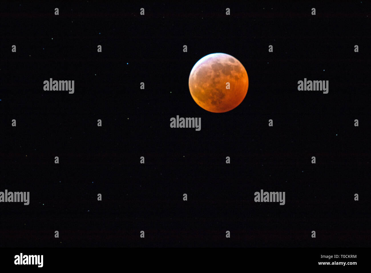 Total Lunar Eclipse of 2019 Stock Photo - Alamy