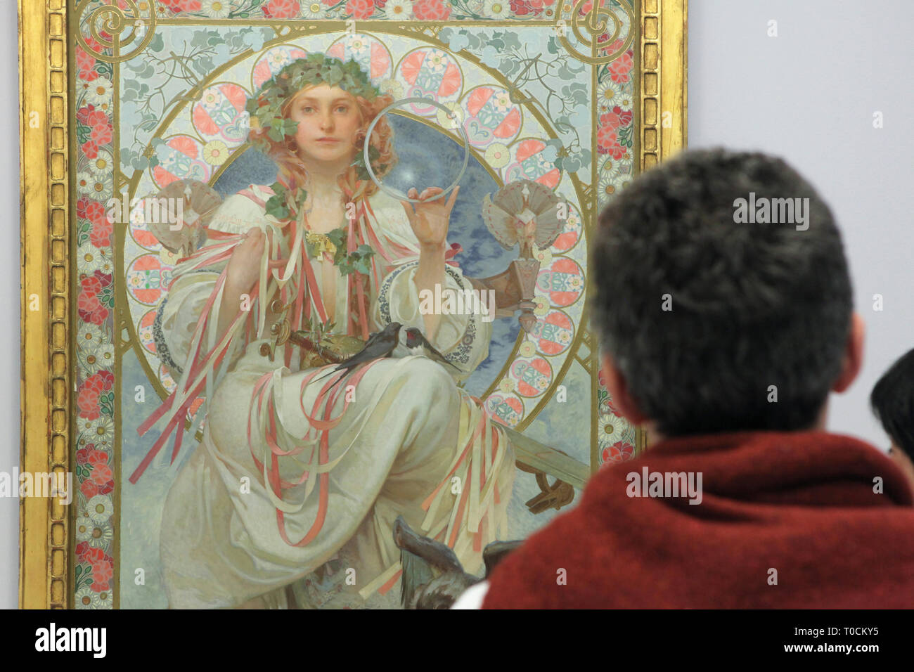 Alphonse mucha museum in prague hi-res stock photography and images - Alamy