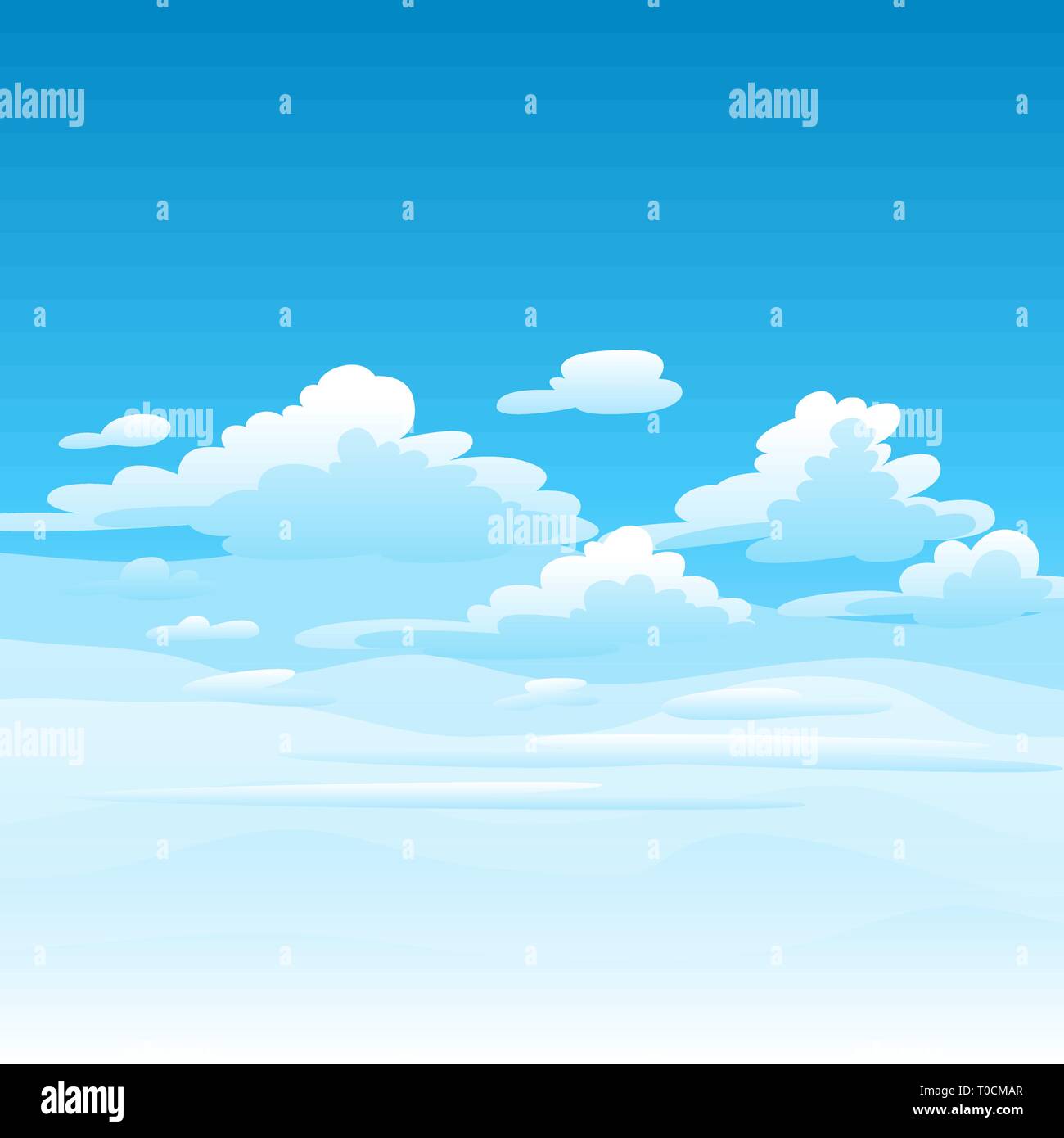 Beautiful landscape clouds cloudy sky Stock Vector Images - Alamy