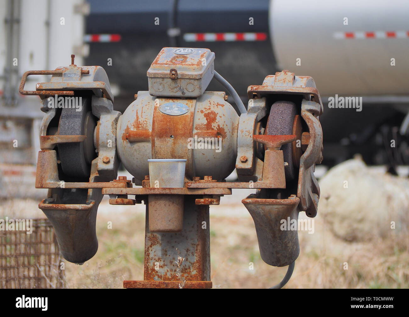 Rail grinder hi-res stock photography and images - Alamy