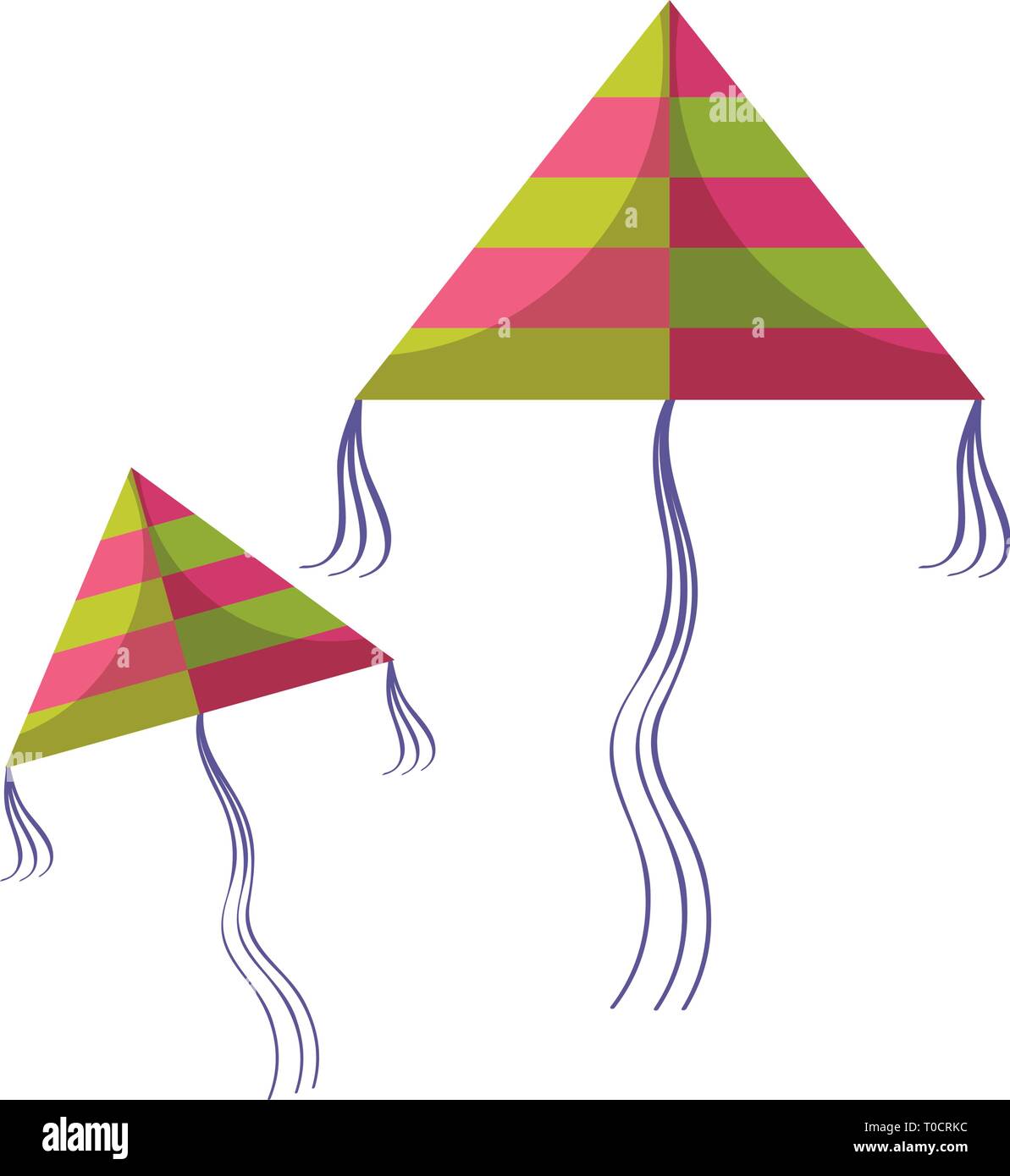 kites flying isolated icon vector illustration design Stock Vector ...