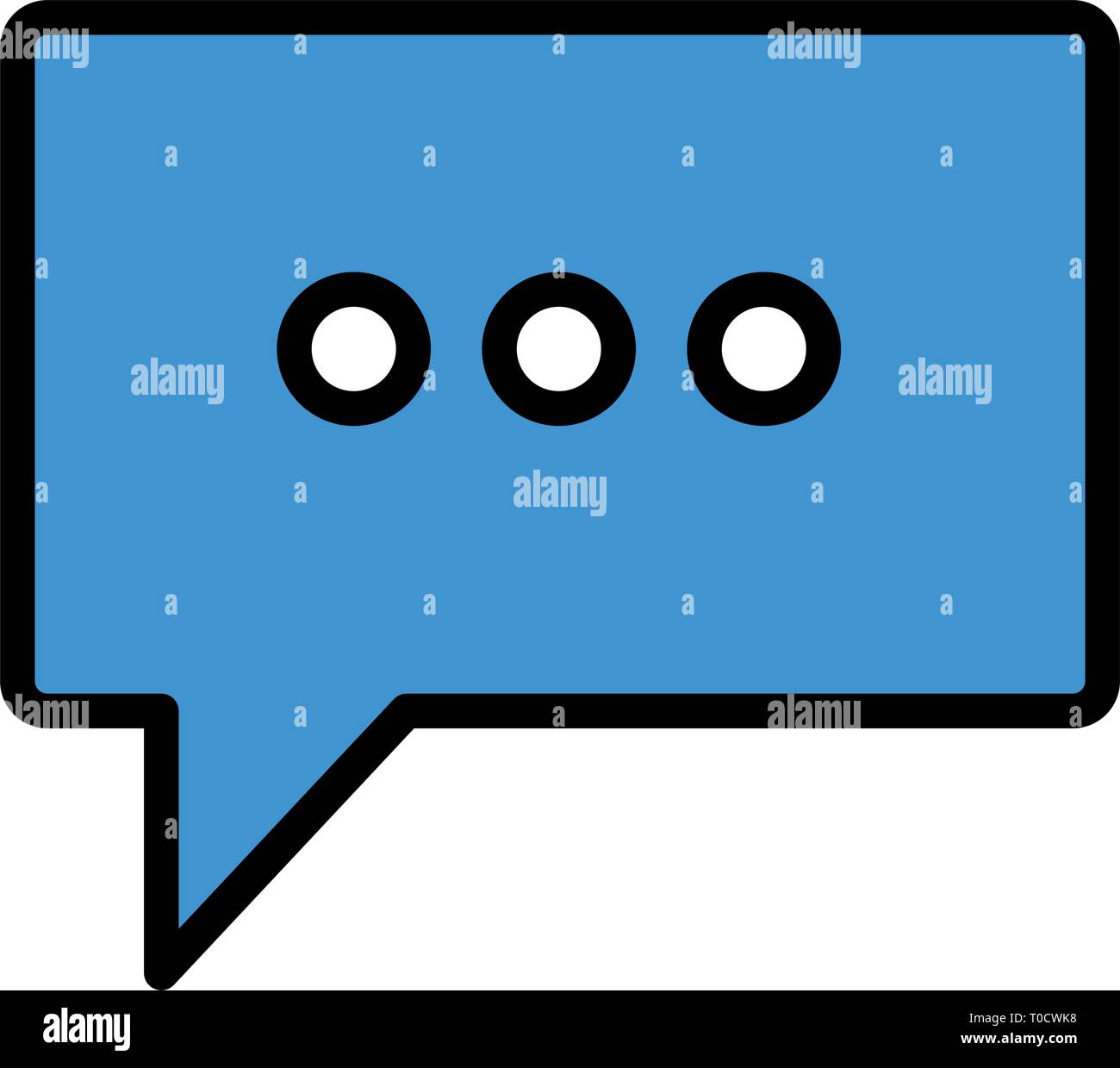 speech bubble message icon vector illustration design Stock Vector ...