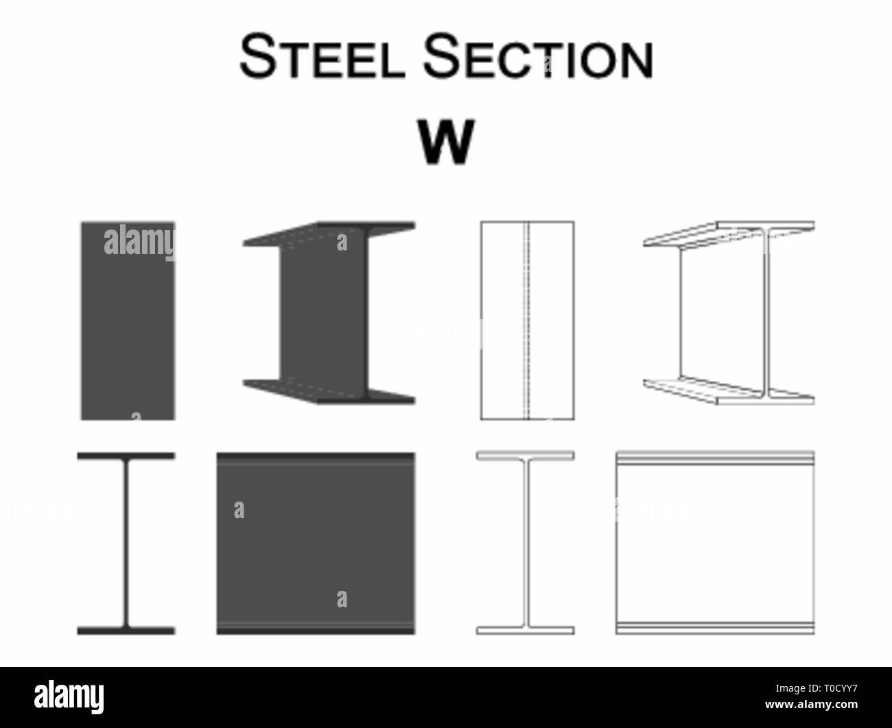 Building illustration 2d Black and White Stock Photos & Images - Alamy