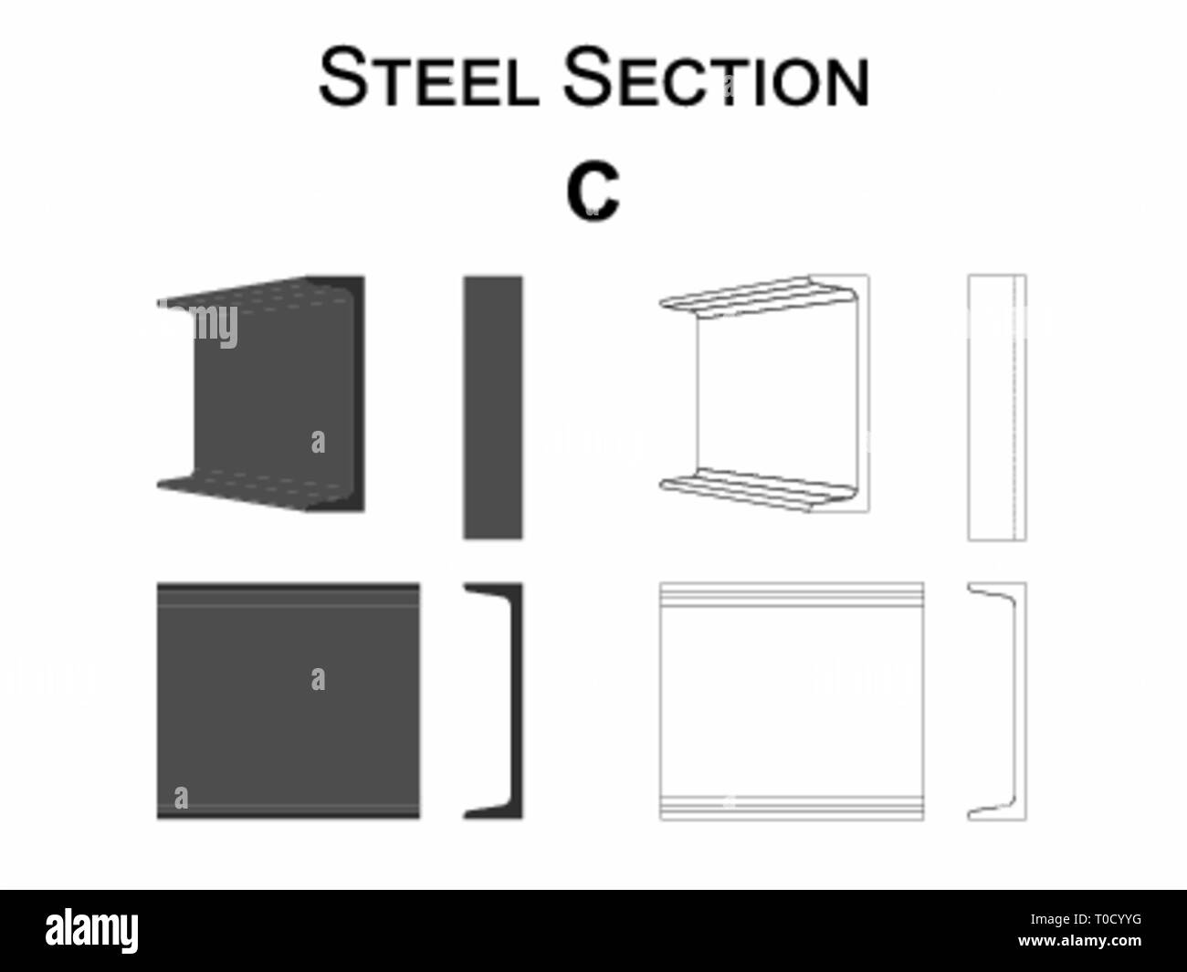 Building illustration 2d Black and White Stock Photos & Images - Alamy