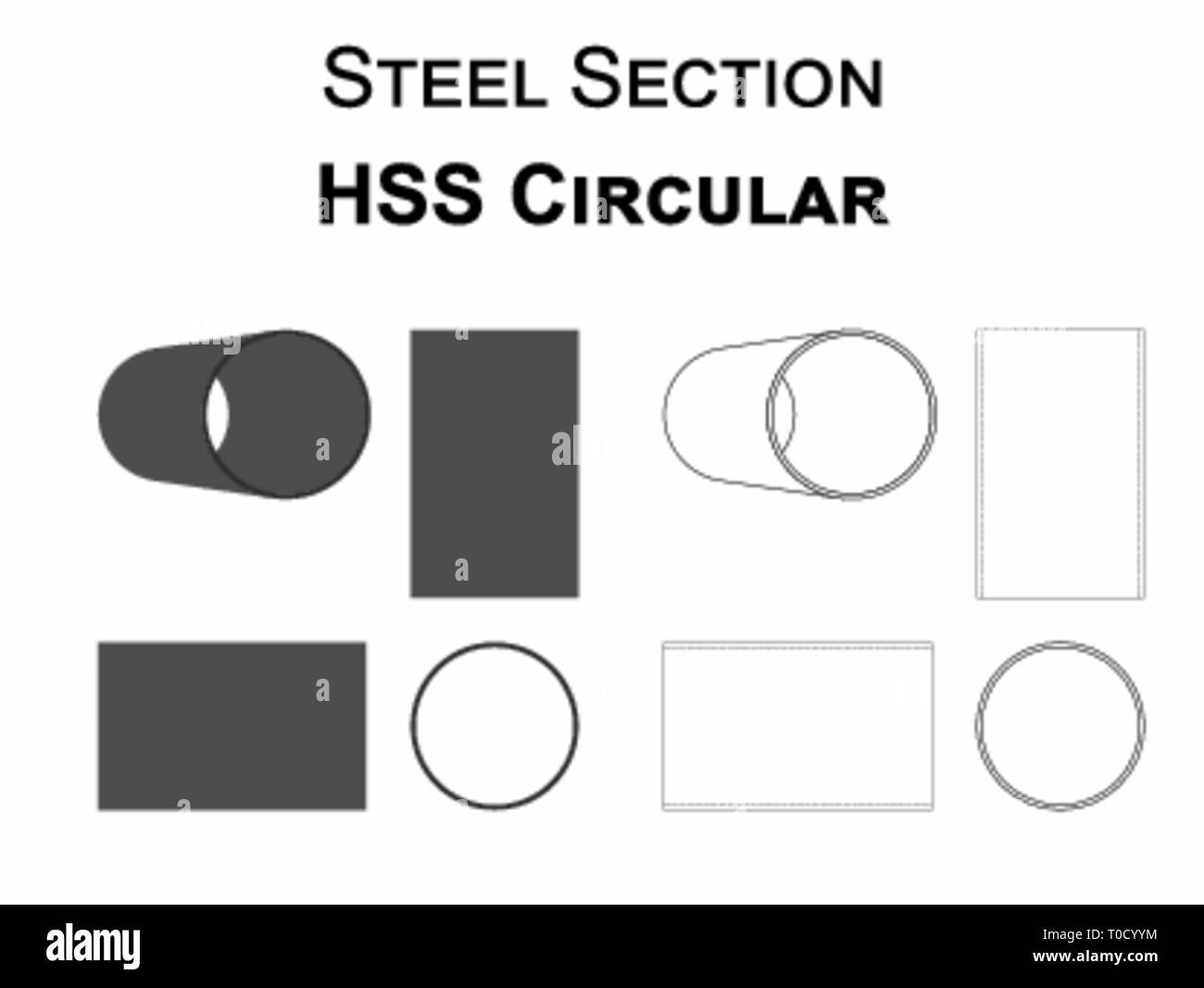 Steel Beam Steel Construction Stock Vector Images - Alamy