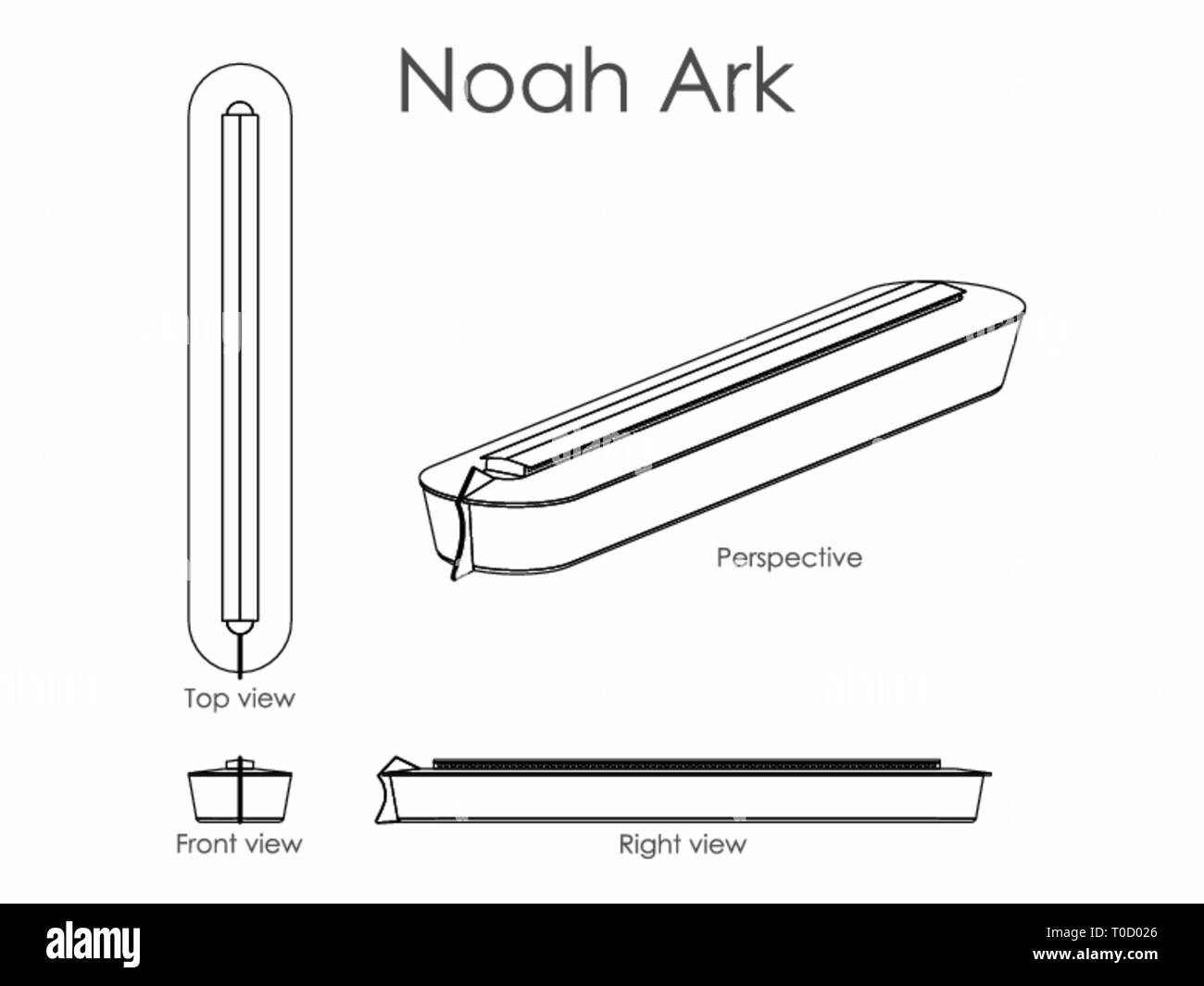 Noah ark Cut Out Stock Images & Pictures - Alamy