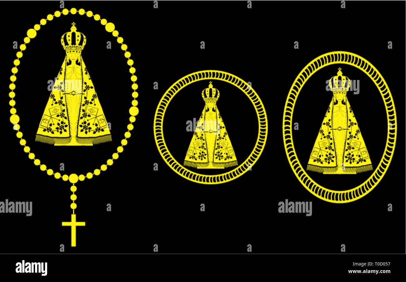 Our lady of aparecida Stock Vector Images - Alamy