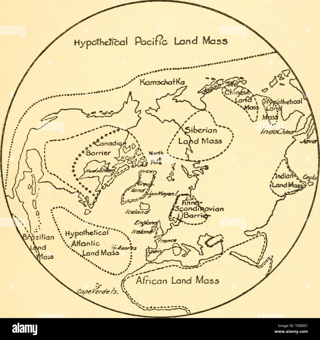 The earth before history; man's Stock Photo - Alamy