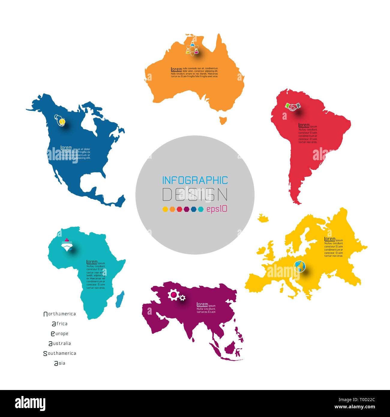 Continental communication Stock Vector Images - Alamy
