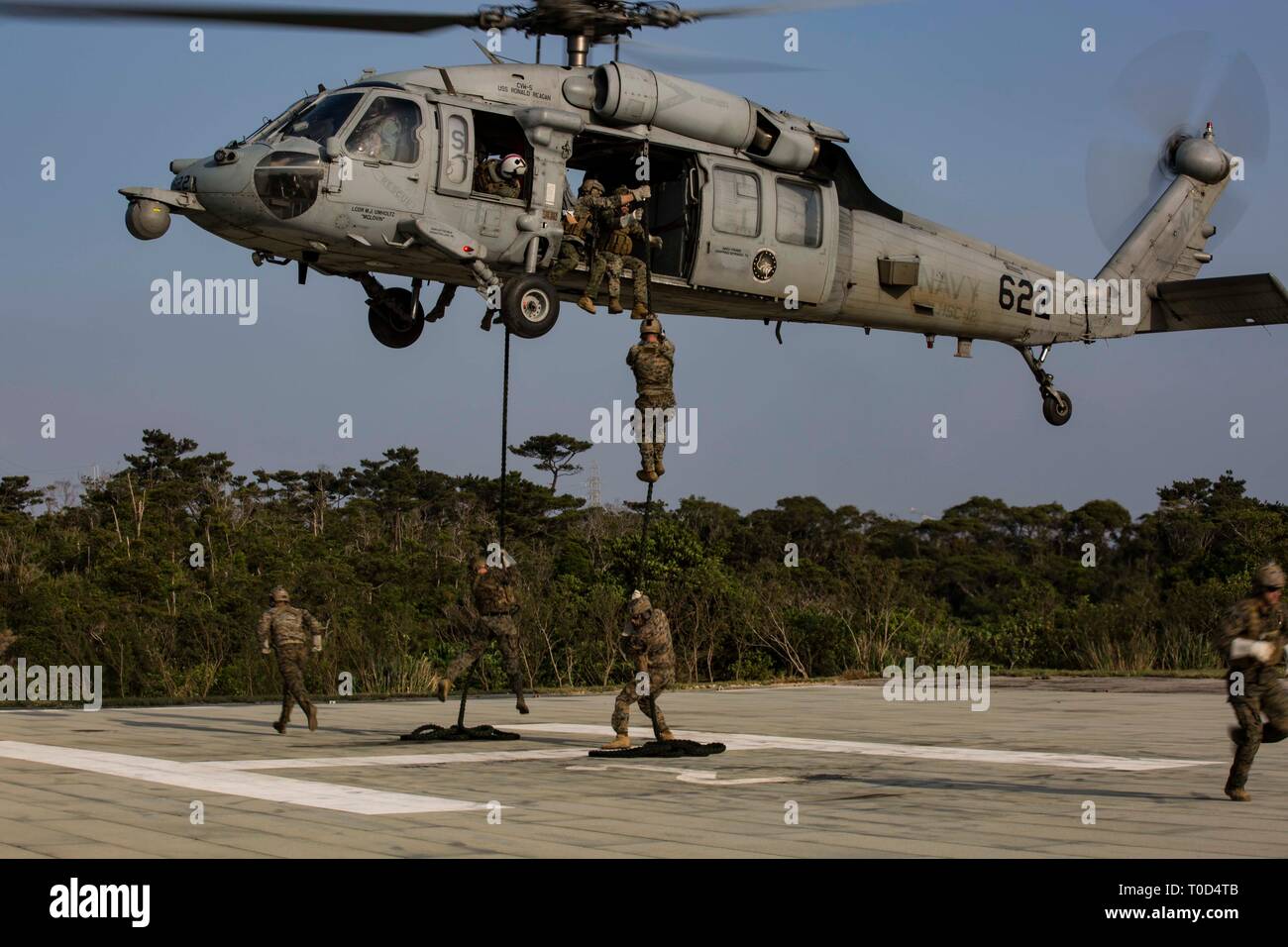 U.S. Marines with 3rd Reconnaissance Battalion, 3rd Marine Division ...