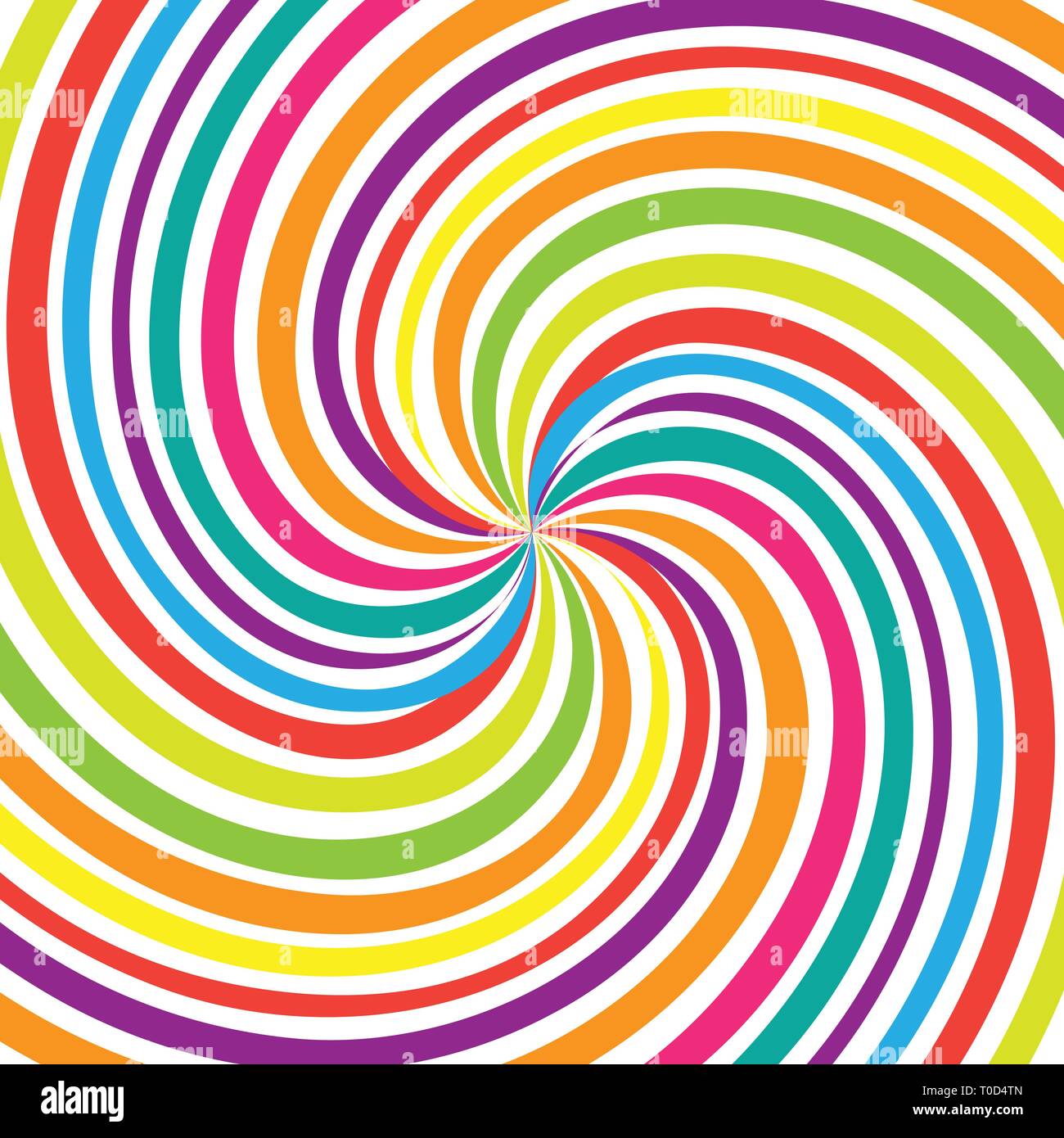 Colorful spiral swirl vortex on white background Stock Vector Image ...