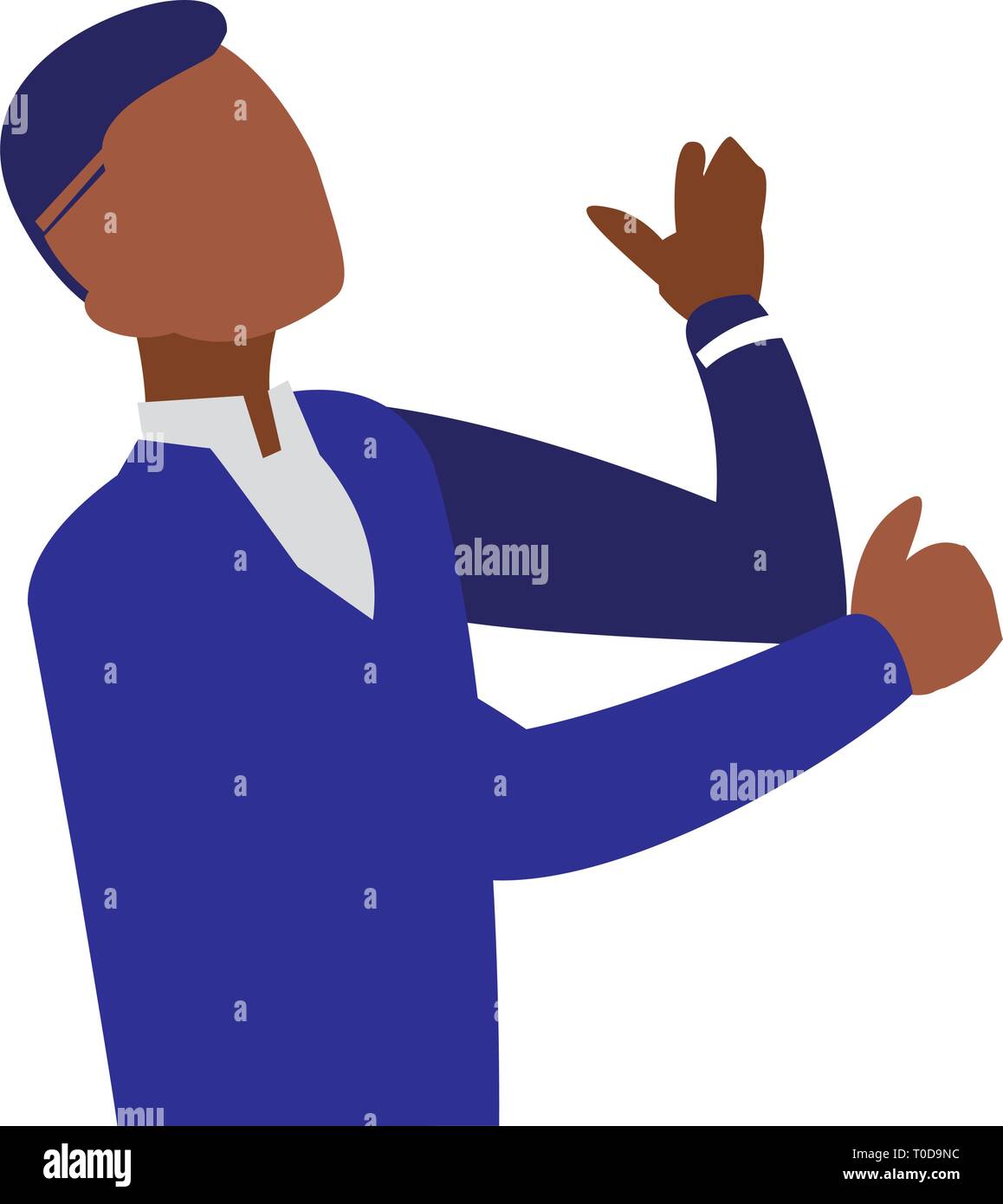 black musician jazz character vector illustration design Stock Vector ...