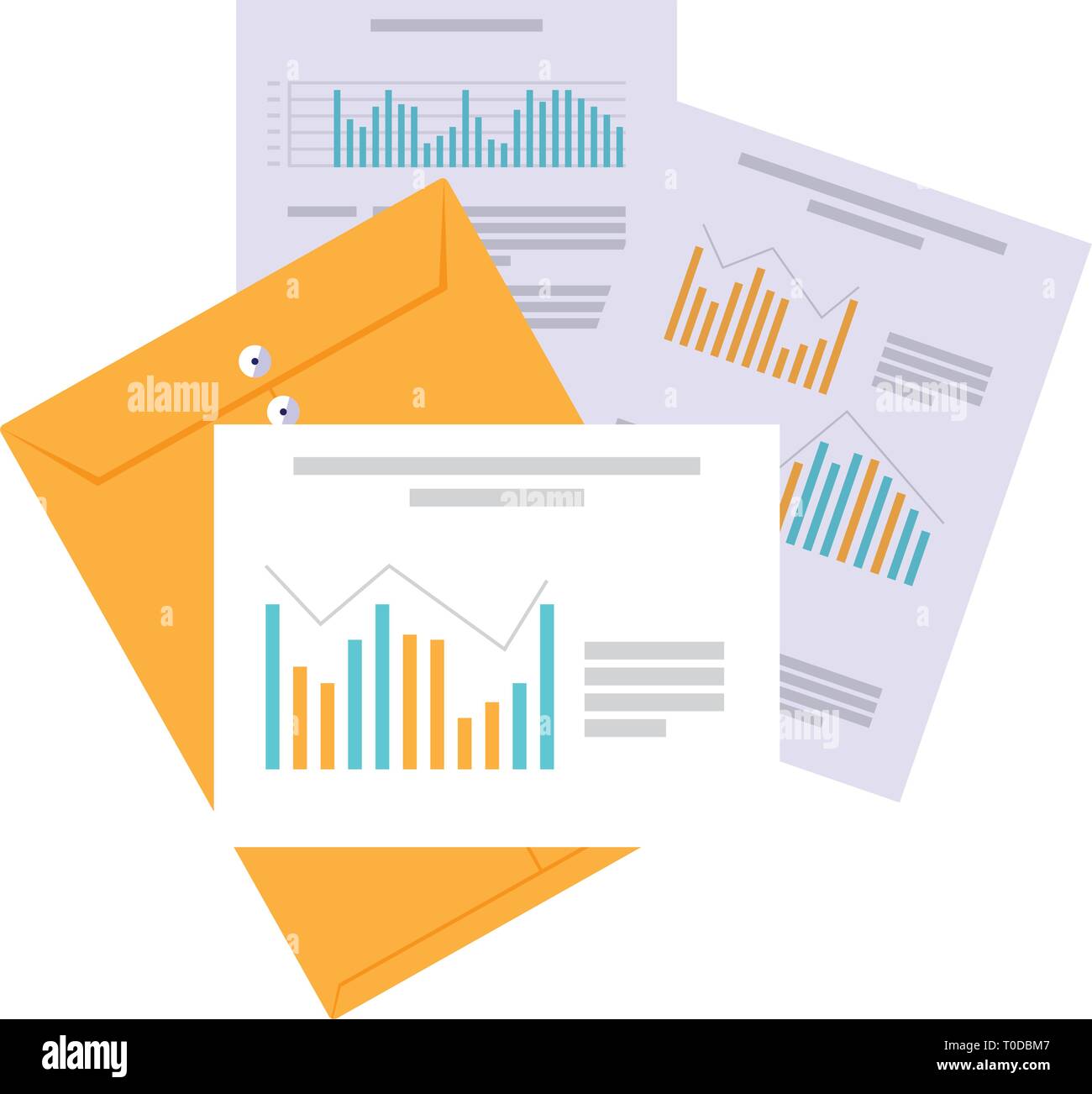 Manila envelope icon Stock Vector Images - Alamy