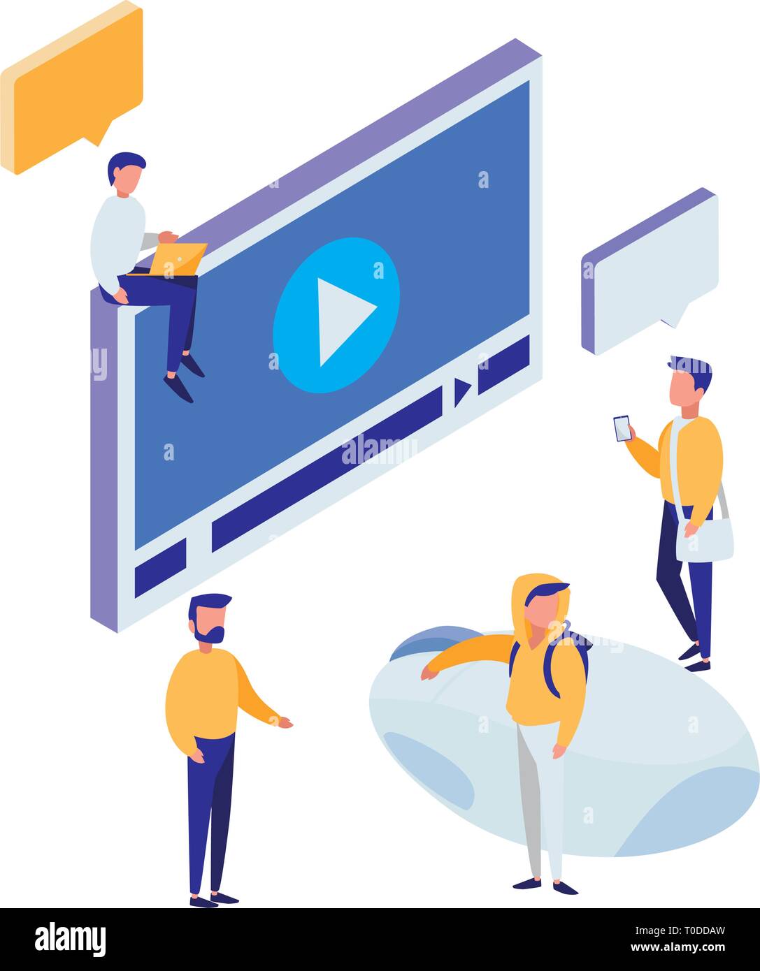 Front view mini pc Stock Vector Images - Alamy