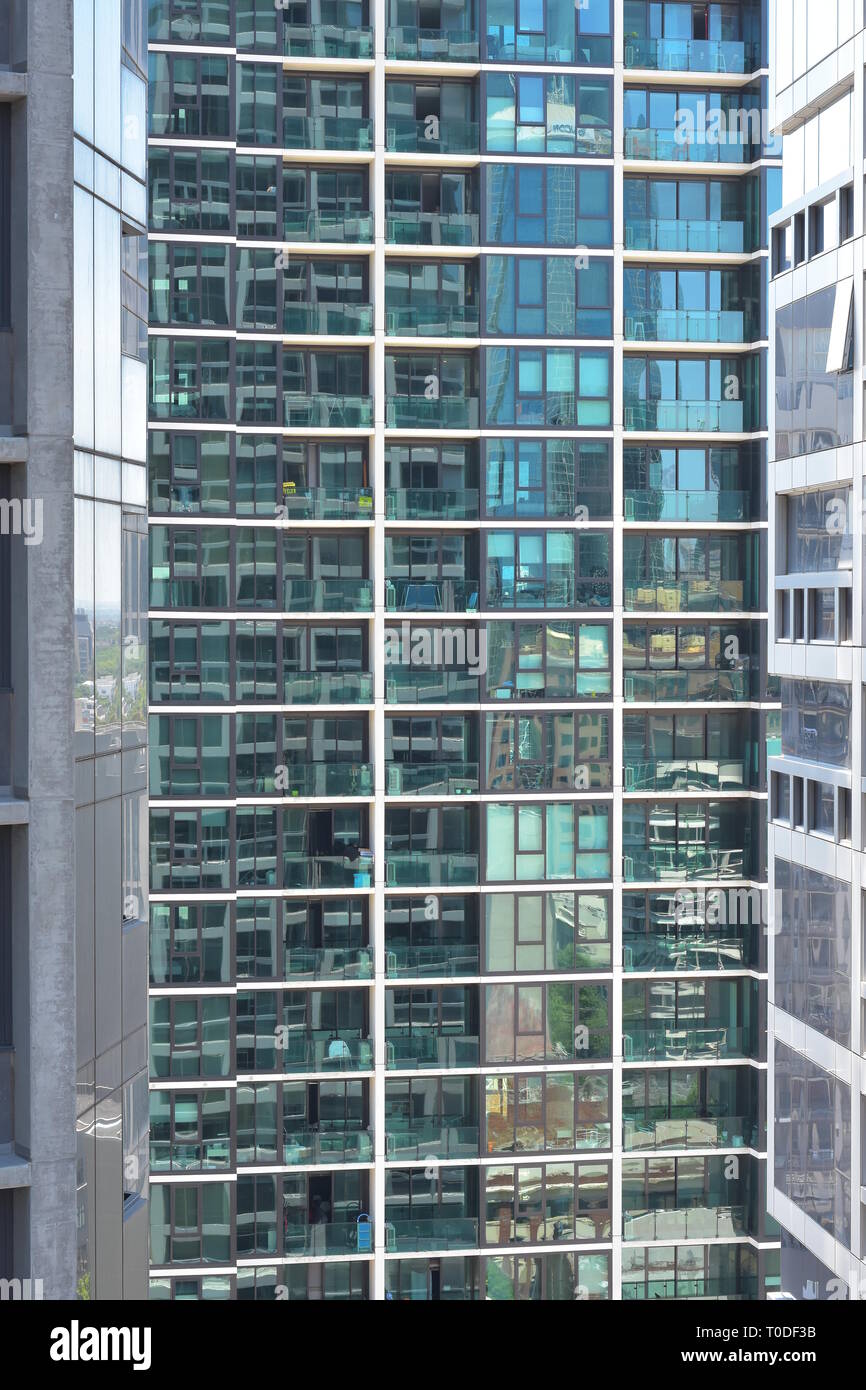 Glass Apartment Building