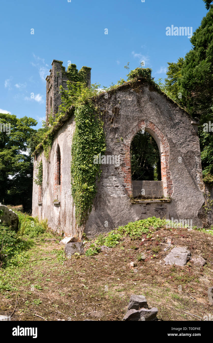Old and ruined medieval church in Lackaroe in Co.Waterford,Ireland ...