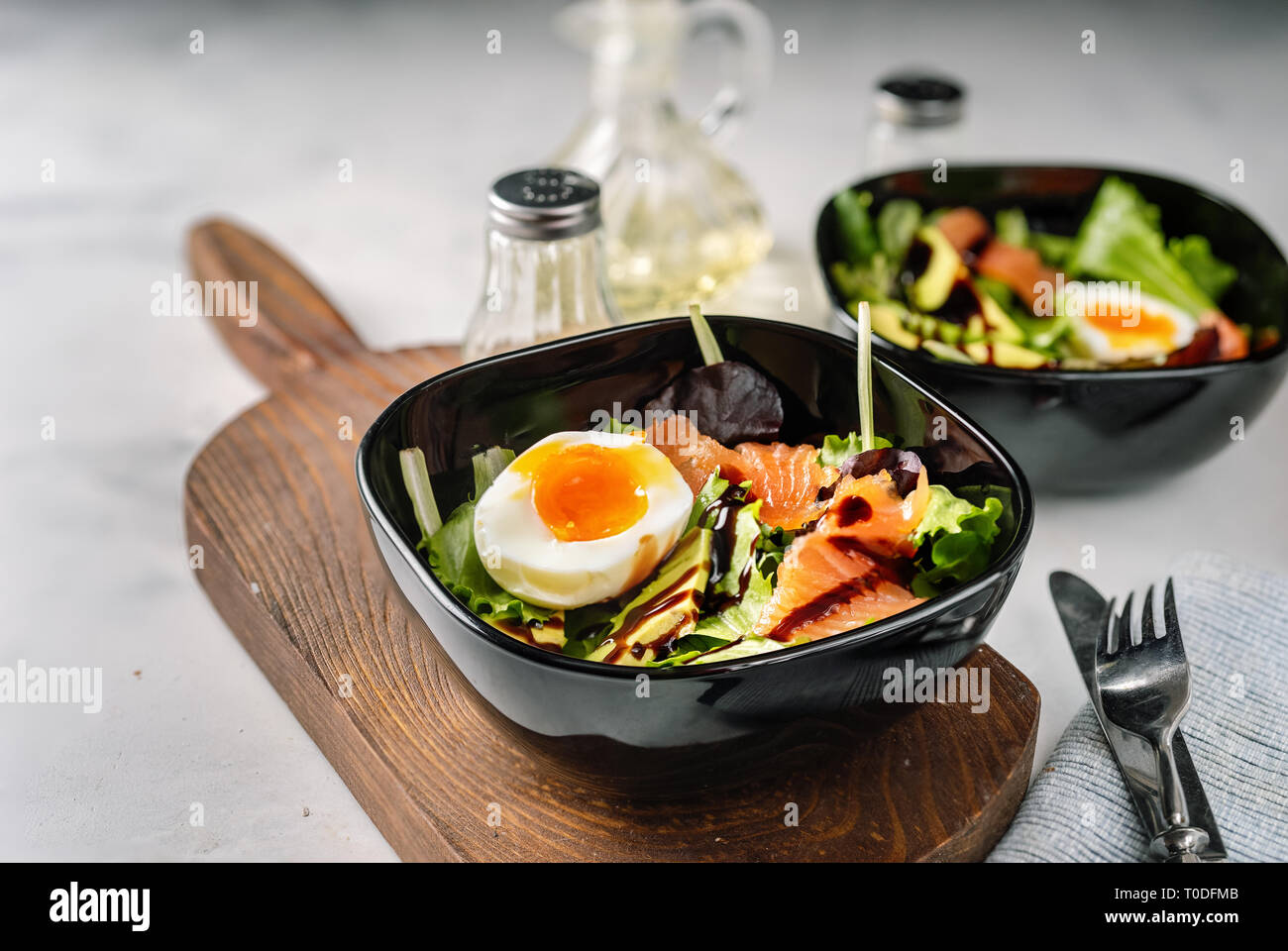 Healthy breakfast of norwegian fish hi-res stock photography and images ...