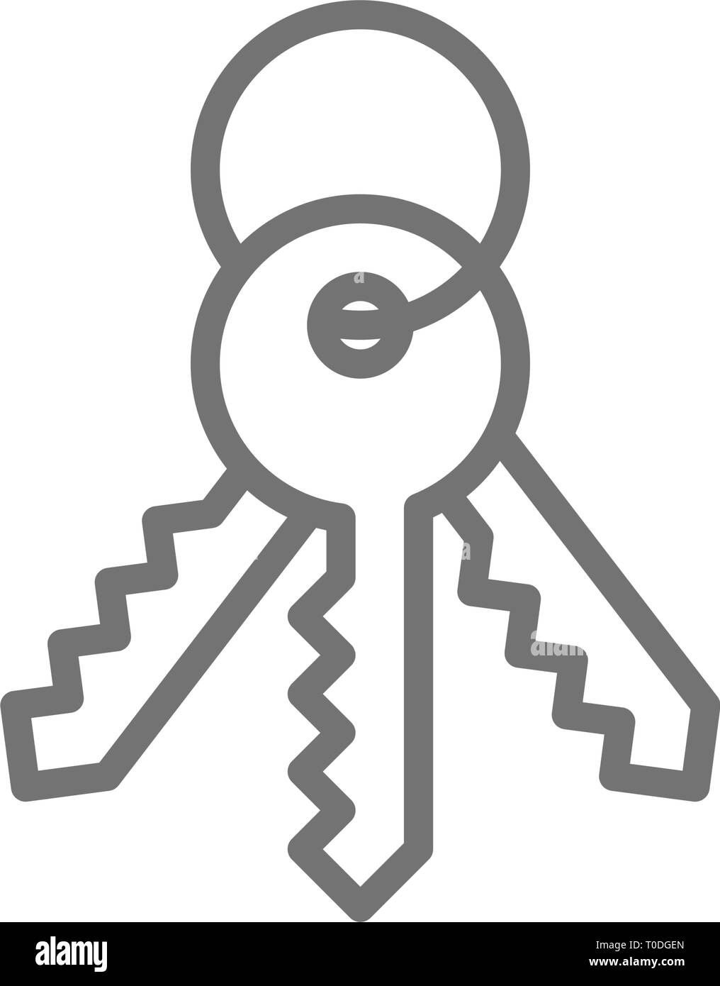 Home security chain door Stock Vector Images - Alamy