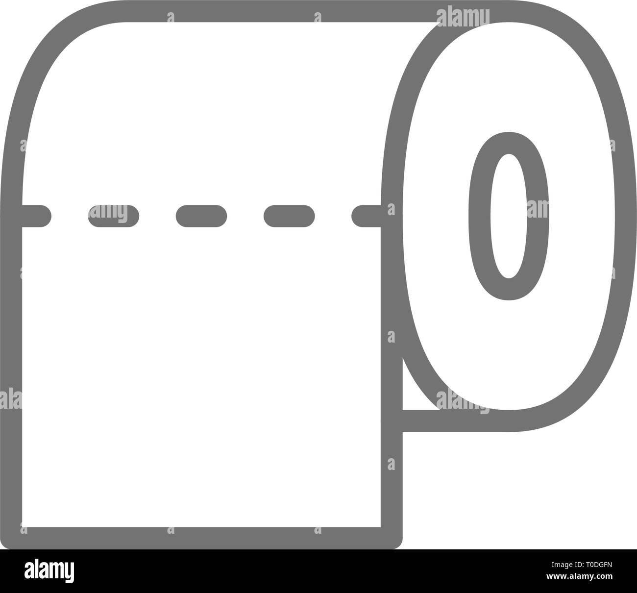 Toilet paper roll tube Black and White Stock Photos & Images - Alamy