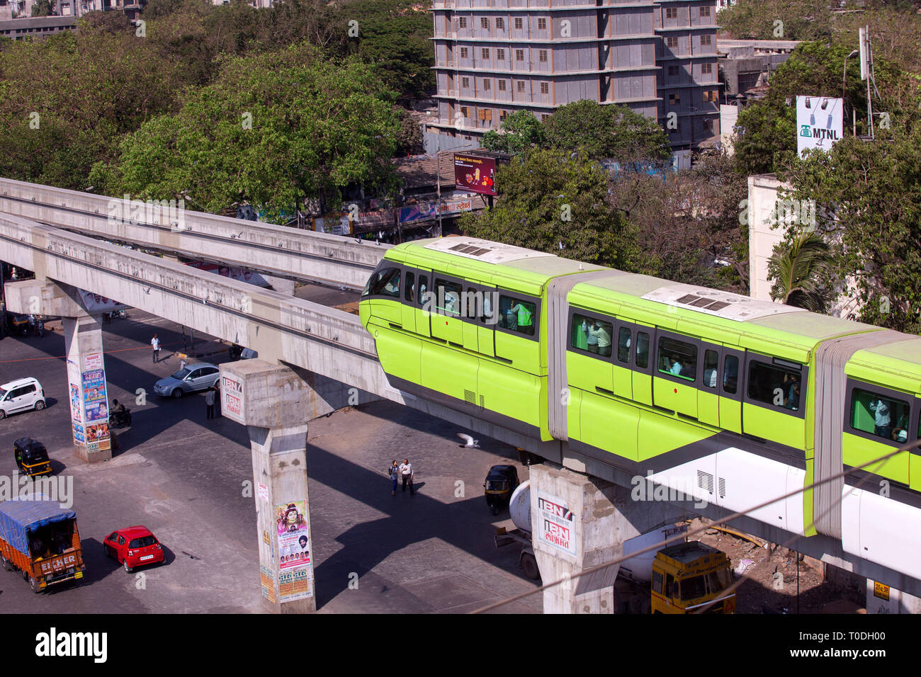 Monorail, Chembur, Mumbai, Maharashtra, India, Asia Stock Photo - Alamy