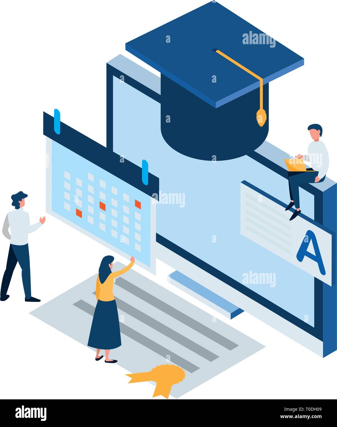 Front view mini pc Stock Vector Images - Alamy