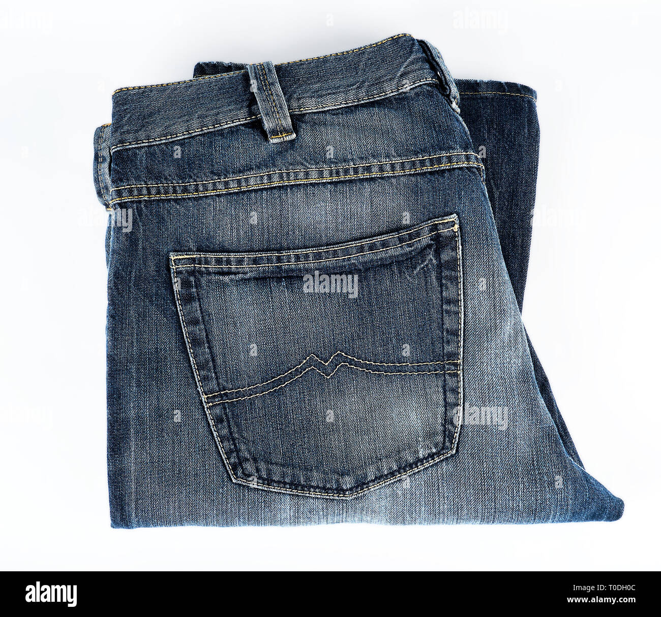 Men's denim top on white hi-res stock photography and images - Alamy