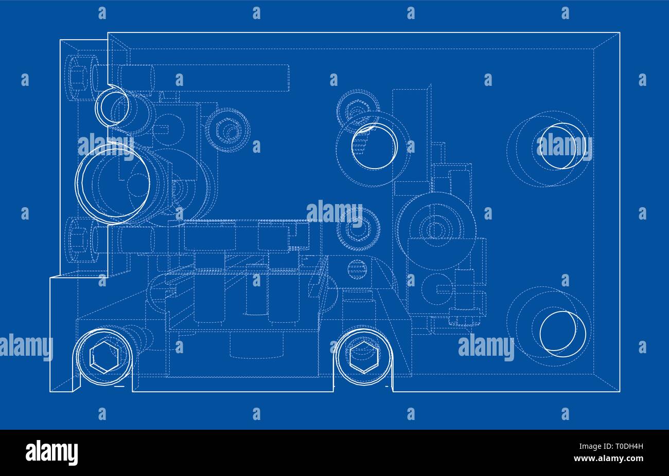 Abstract industry object concept. Vector Stock Vector Image & Art - Alamy
