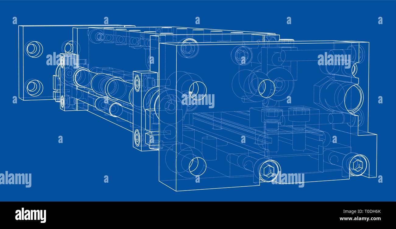Abstract industry object concept. Vector Stock Vector Image & Art - Alamy