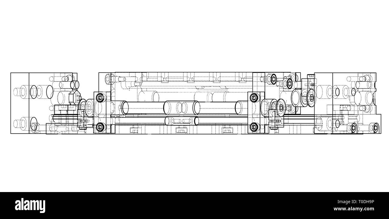 Abstract industry object concept. Vector Stock Vector Image & Art - Alamy