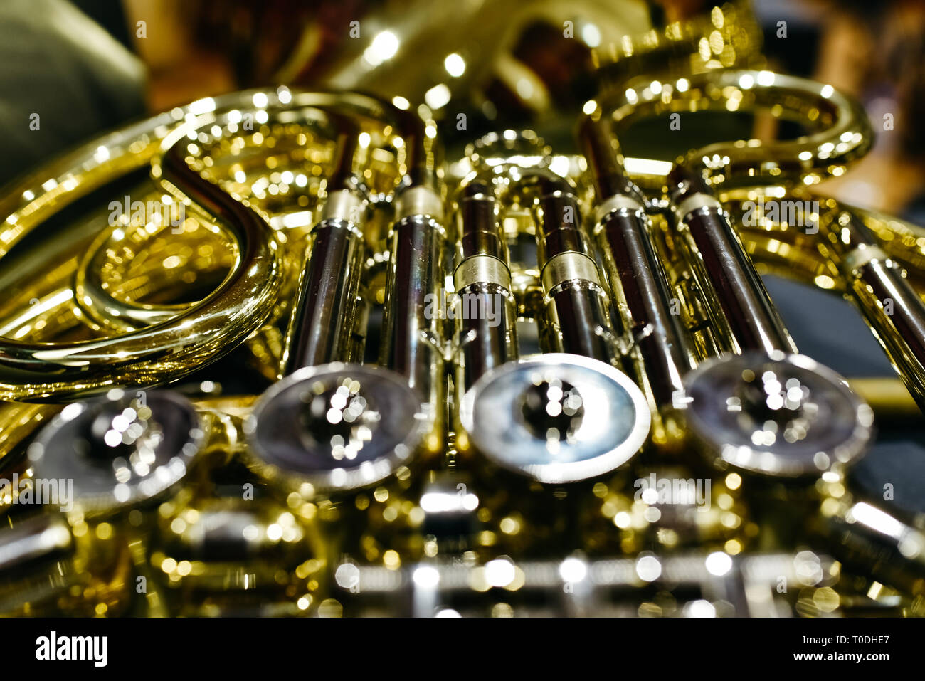 Brass trumpet cornet french horn hi-res stock photography and images ...