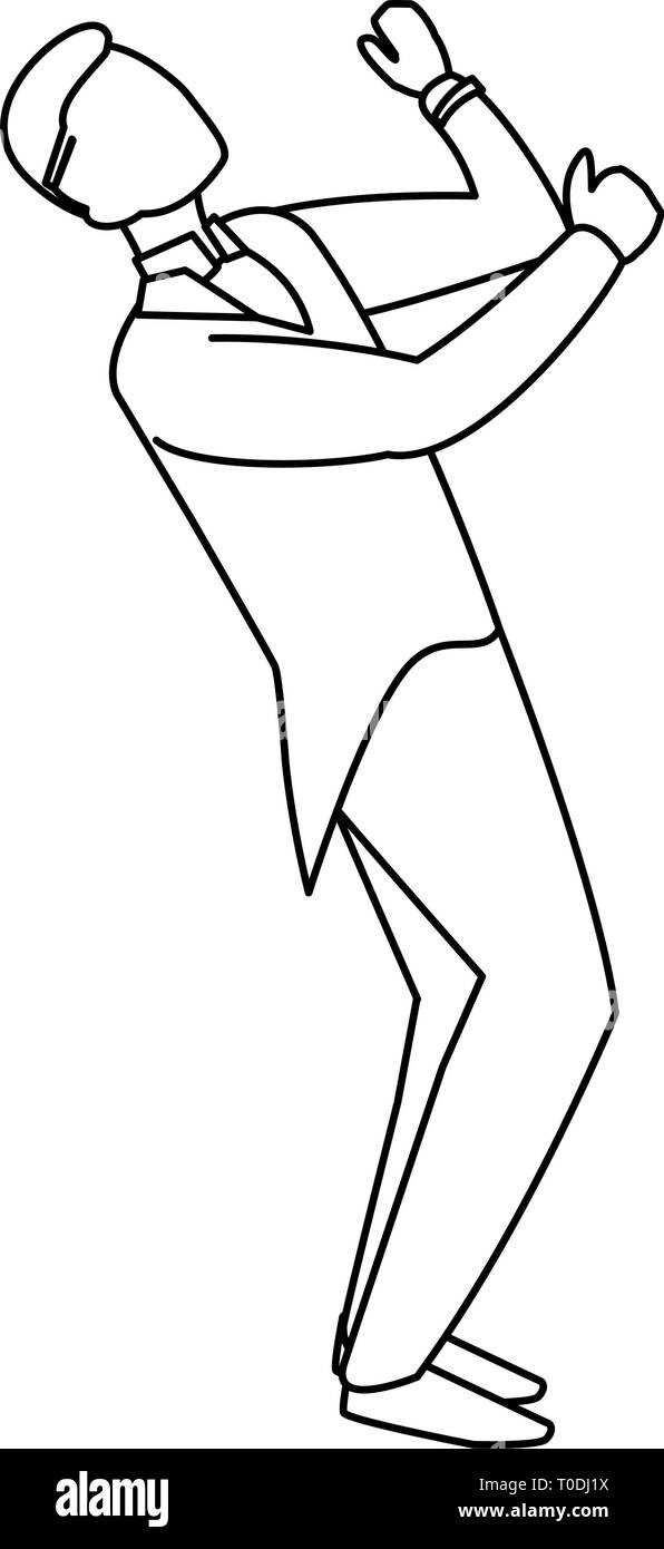 black musician jazz character vector illustration design Stock Vector ...