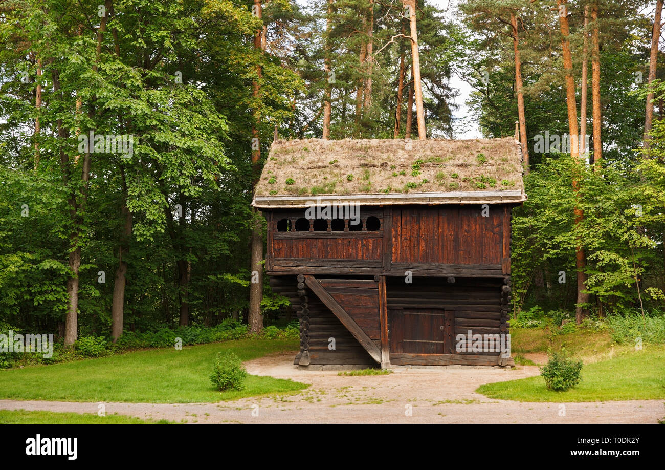 Traditional old wooden farm house in Oslo, Norway Stock Photo - Alamy