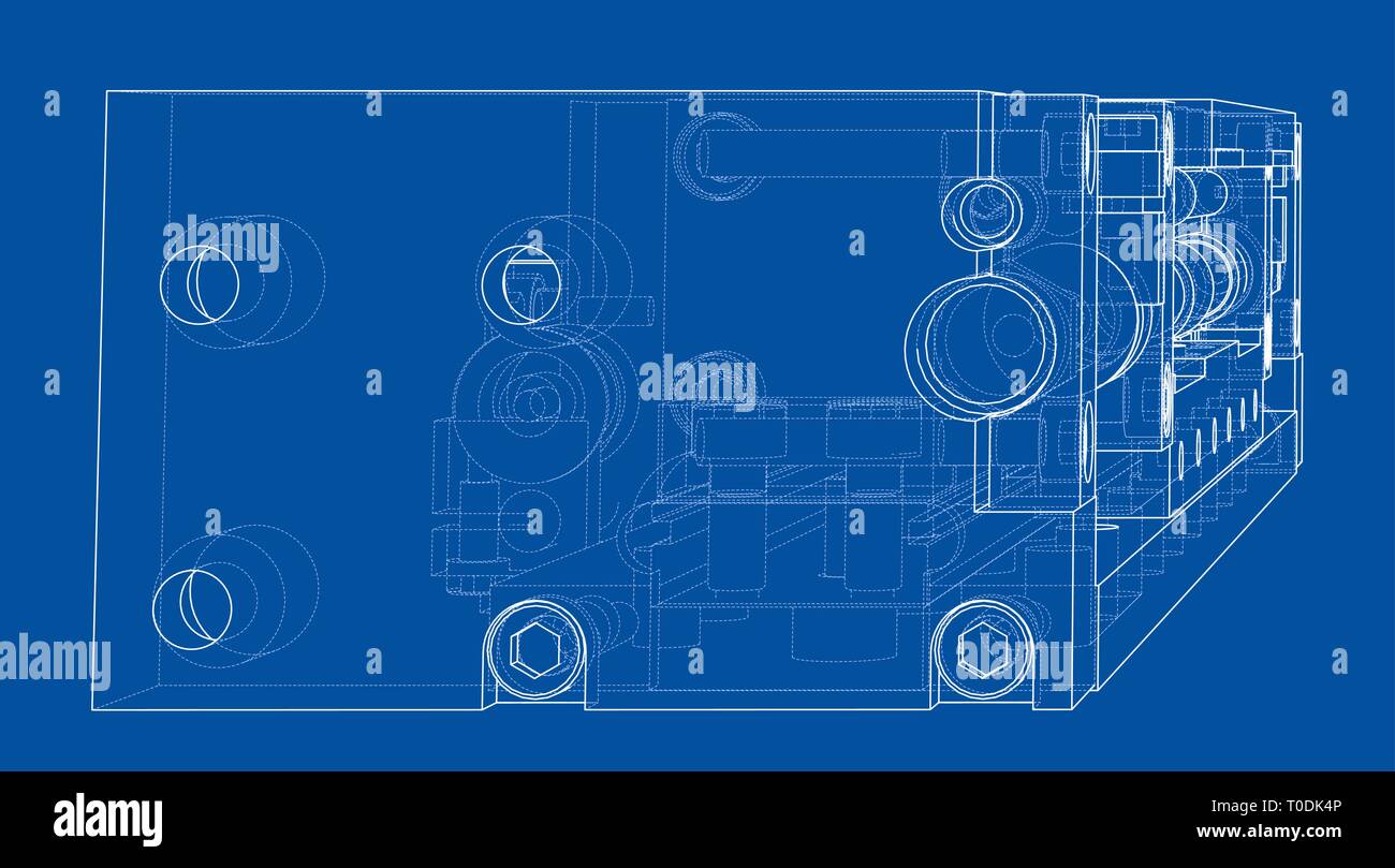 Abstract industry object concept. Vector Stock Vector Image & Art - Alamy
