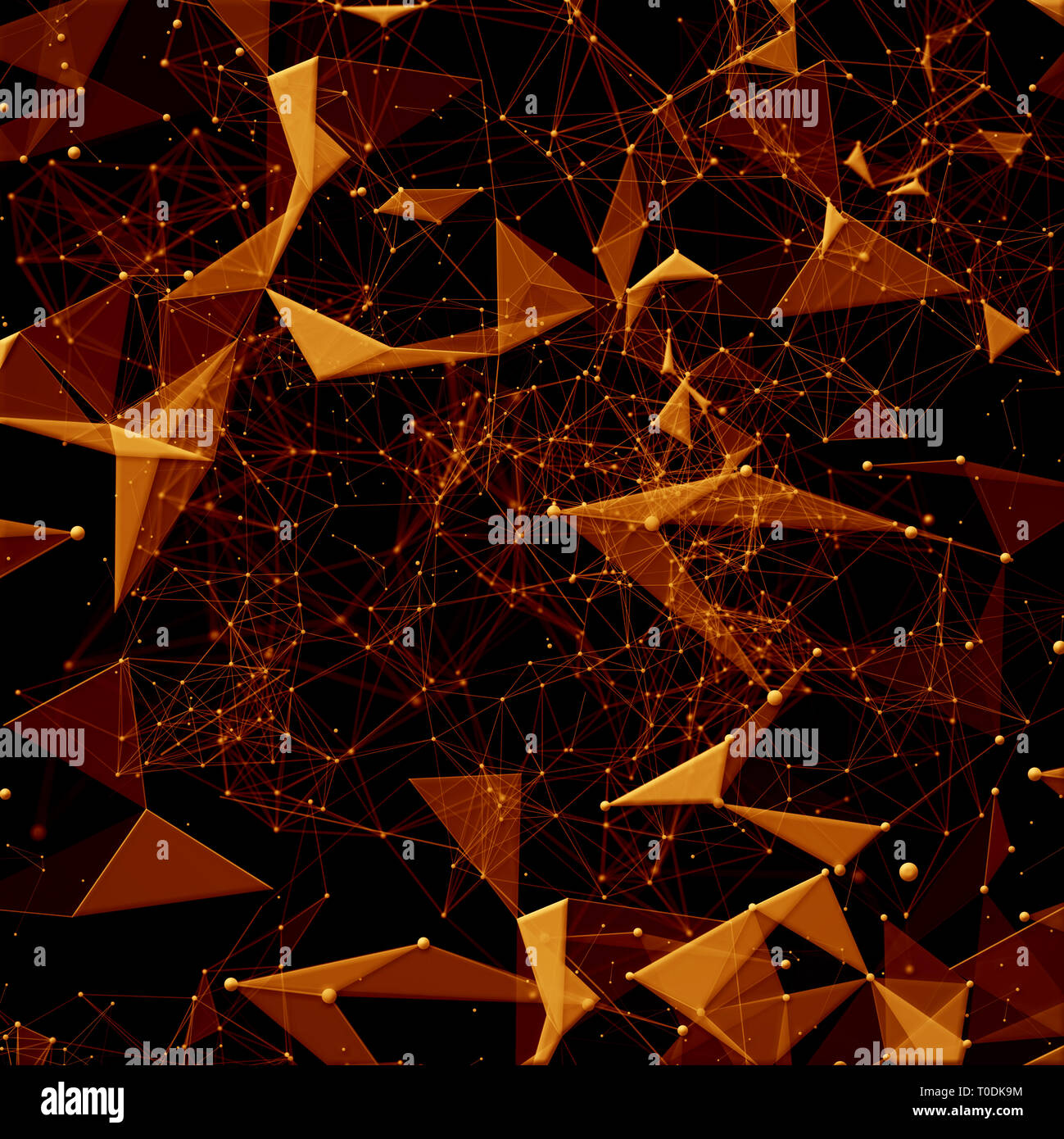 Polygon, Plexus Design Stock Photo - Alamy