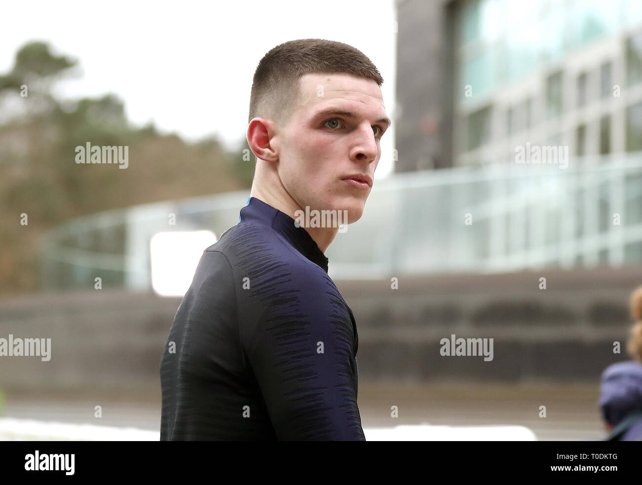 Declan Rice during the training session at St George's Park, Burton ...