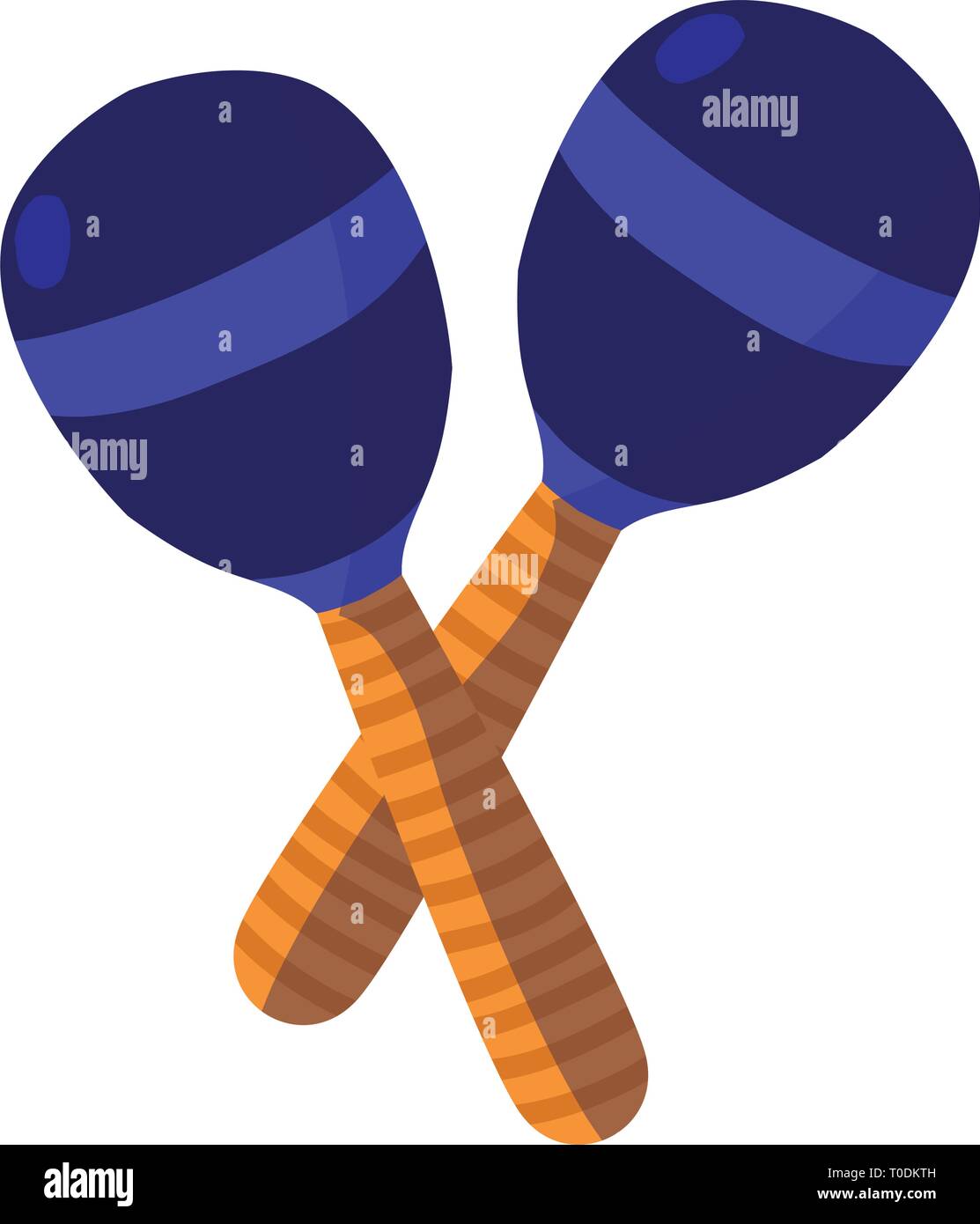maracas instrument musical icon vector illustration design Stock Vector ...