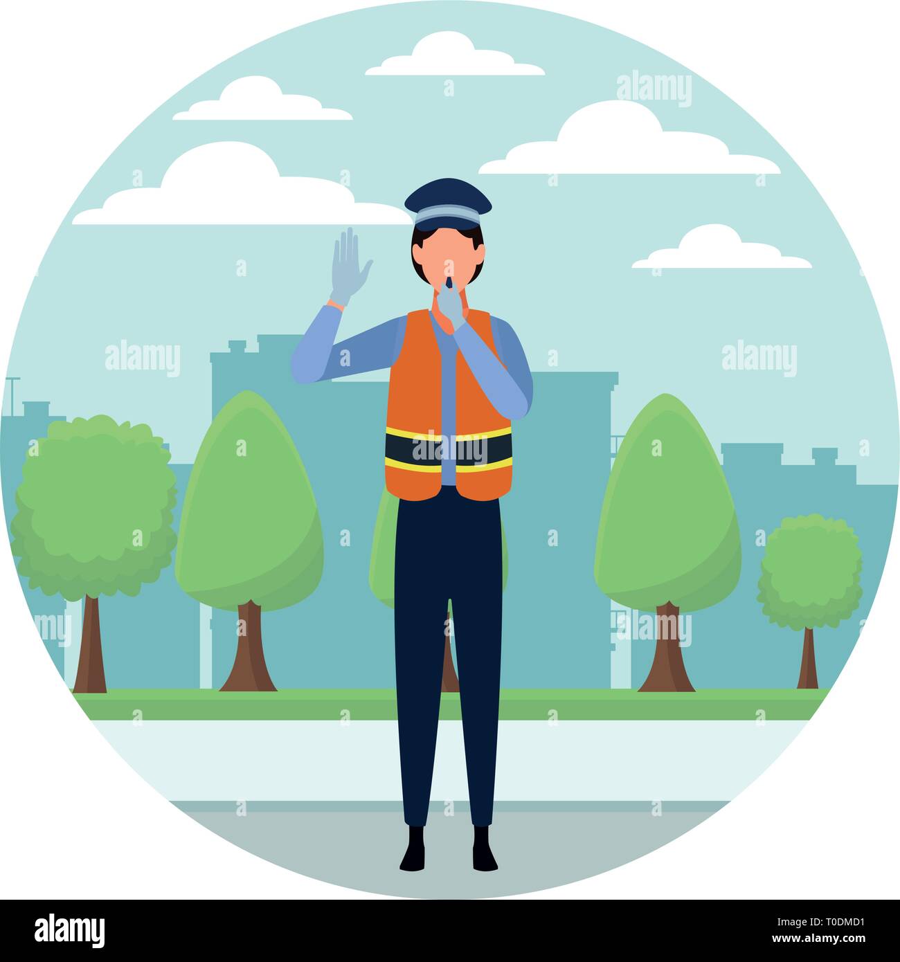 Transit agent profession avatar Stock Vector Image & Art - Alamy