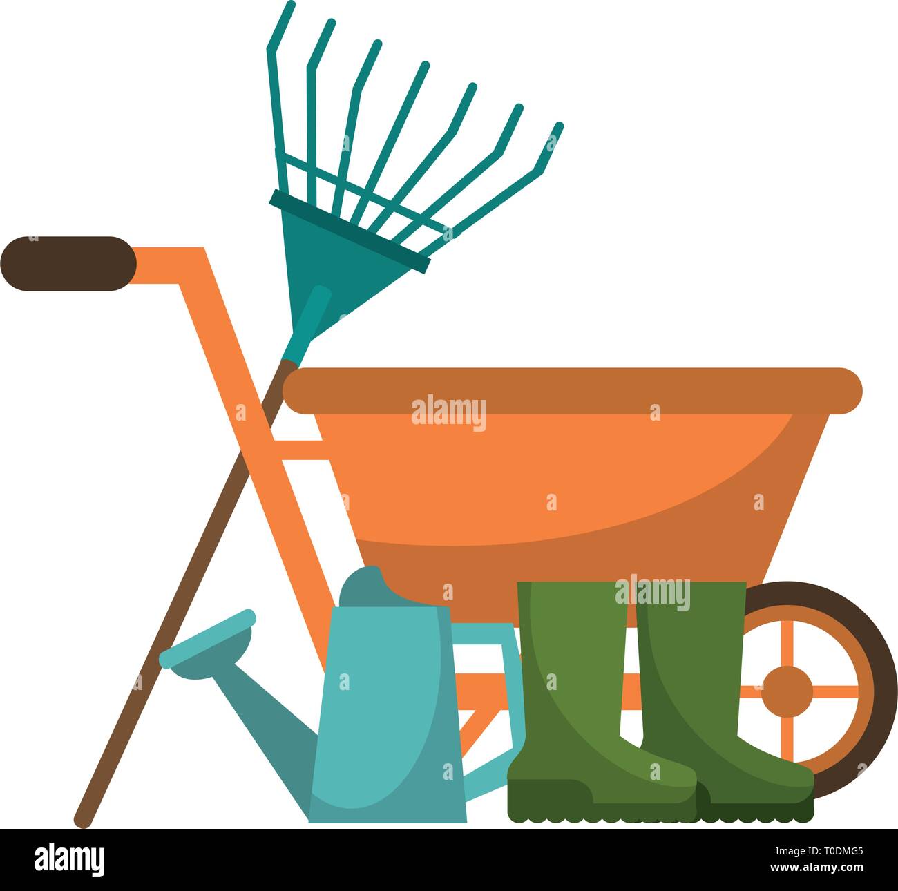 Gardening plants and tools Stock Vector Image & Art - Alamy