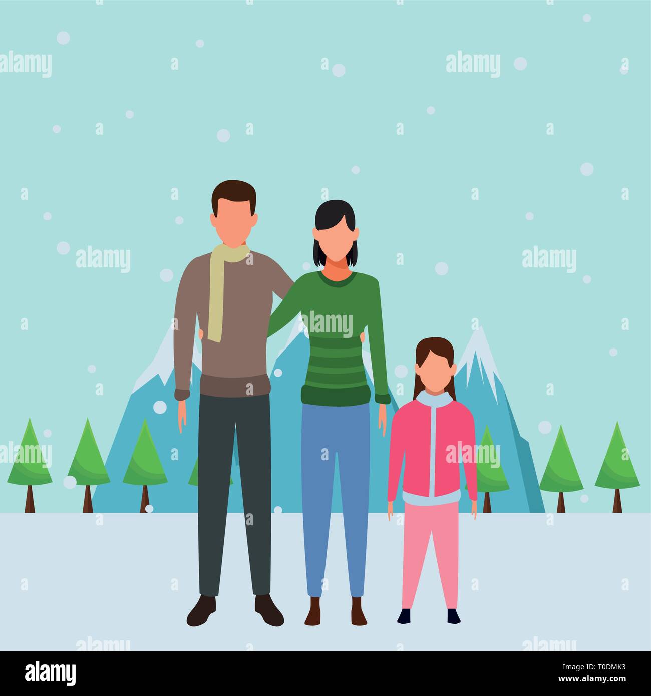 family avatars cartoon character Stock Vector Image & Art - Alamy