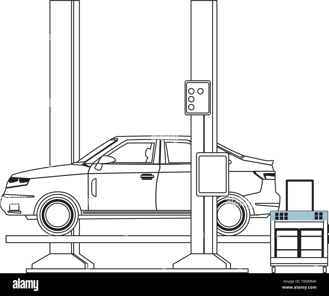 industry car manufacturing cartoon Stock Vector Image & Art - Alamy