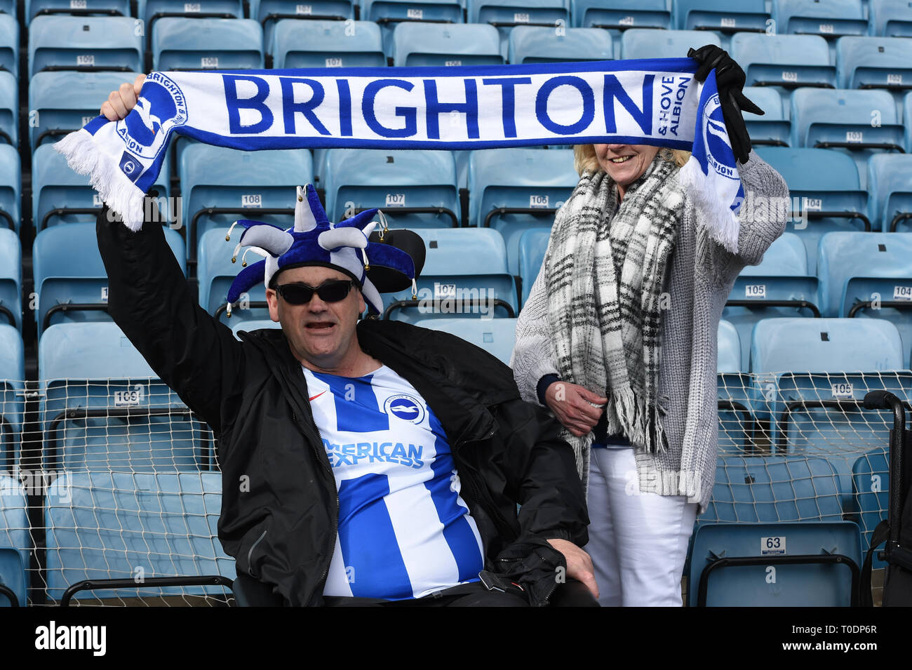 News images brighton fans hi-res stock photography and images - Alamy