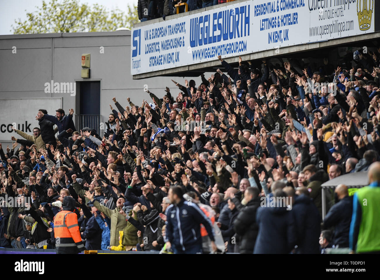 Millwall football fans hi-res stock photography and images - Alamy