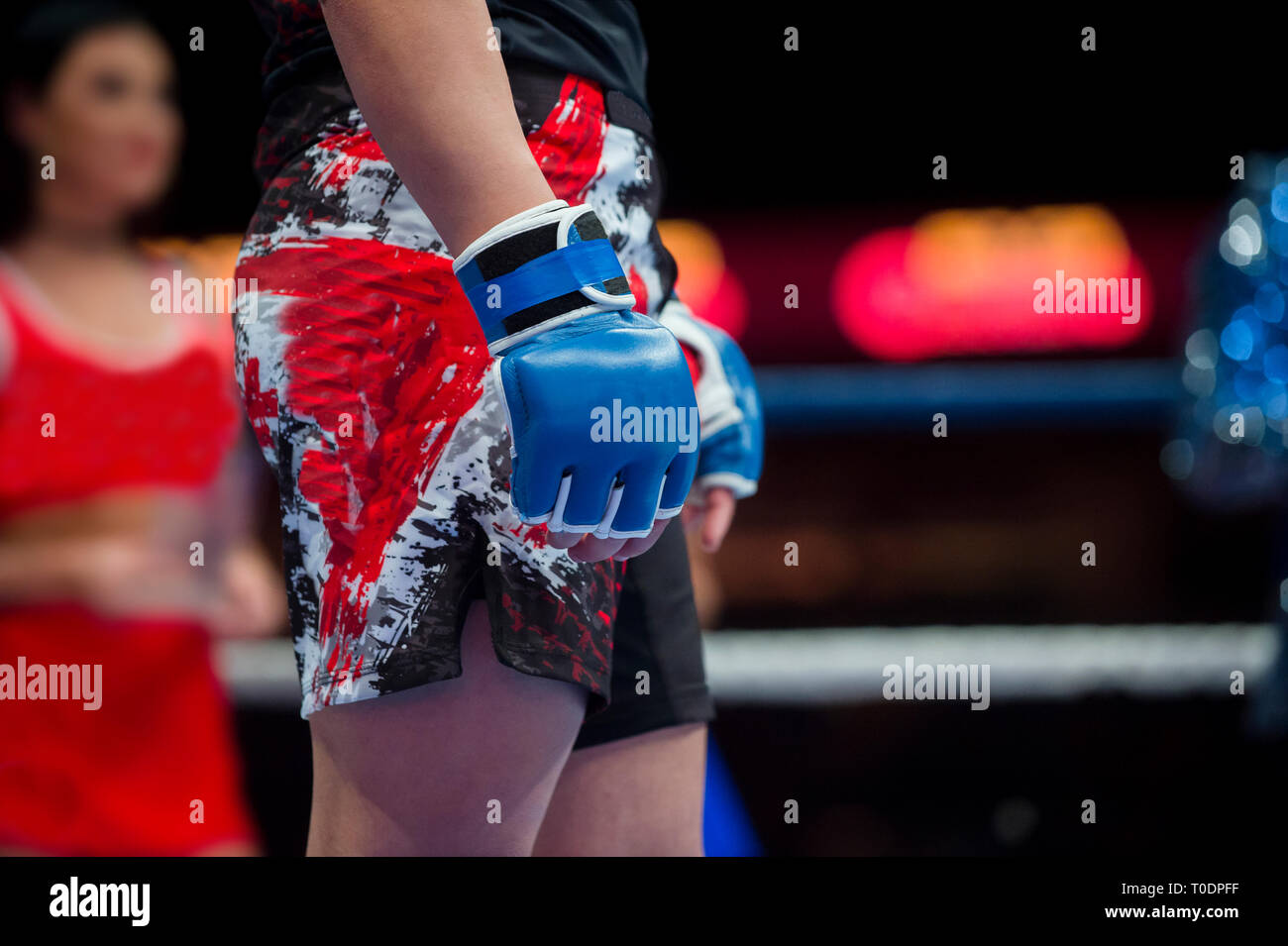 Mma fighter on the ground hi-res stock photography and images - Alamy